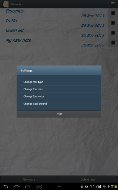 My Notes – Android Apps My Notes – Android Apps